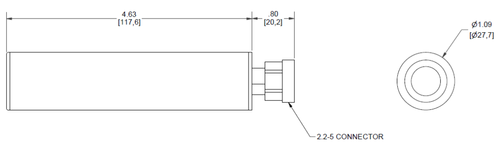 TK-610MG - Termination, Low PIM, 350-5925Mhz 10W 2.2-5-M