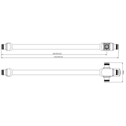 D3-28FN - 3-way Reactive Splitter for TETRA & EMEA 5G, N-Type